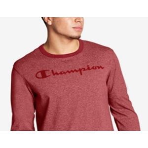 Champion | Shirts | Champion Mens Heritage Long Sleeve Tee Red Size ...